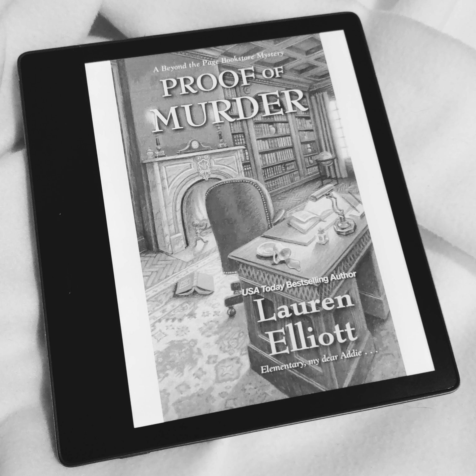 Proof of Murder by Lauren Elliott [Book Review] – Nightcap Books